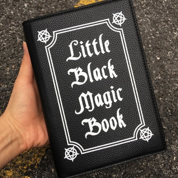 Bags | Little Black Magic Book Witch Crossbody Bag | Poshmark
